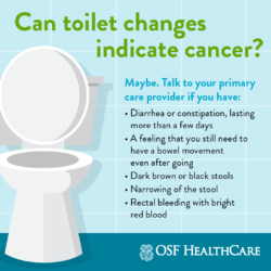 What does colon cancer in stool look like? | OSF HealthCare | OSF ...