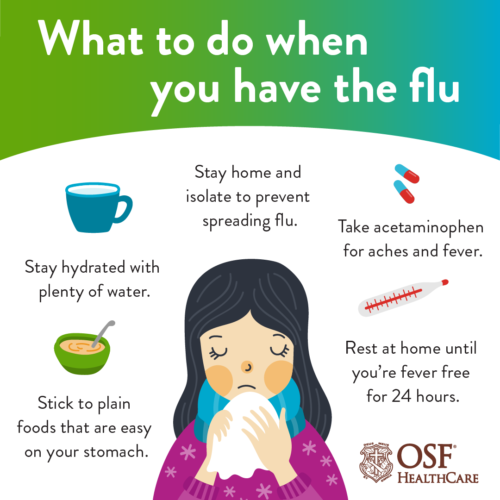 Flu treatment tips for adults | OSF HealthCare | OSF HealthCare