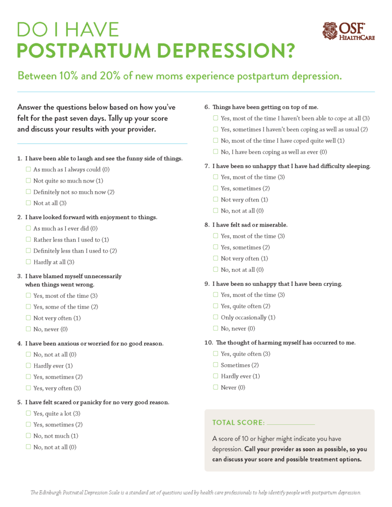 Is it just baby blues or postpartum depression? | OSF HealthCare | OSF ...