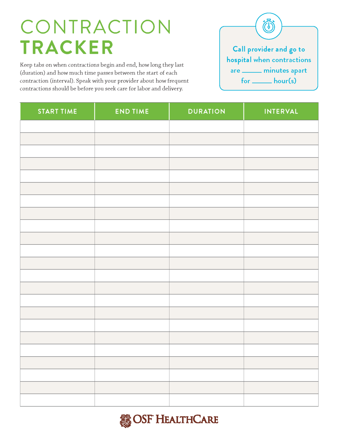 What are the signs labor is 24 to 48 hours away? | OSF HealthCare | OSF ...